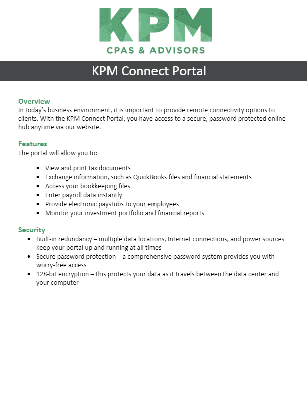 Client Tools | KPM