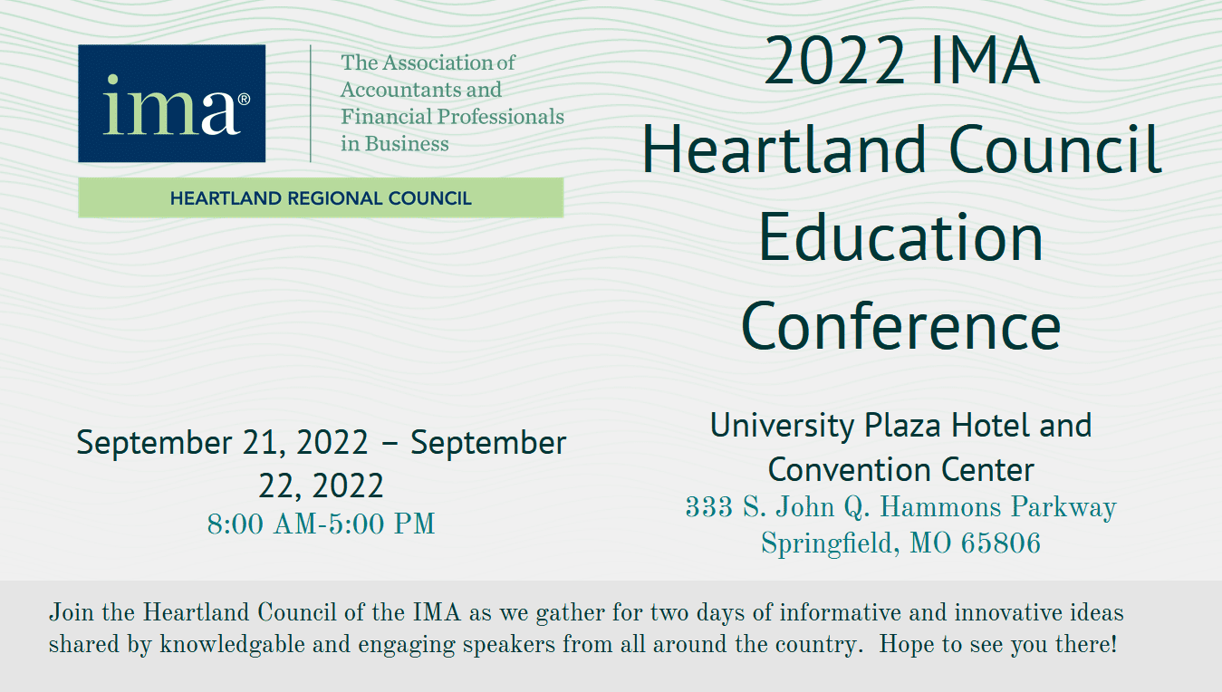 #KPMCPAs Sponsors & Attends 2022 Heartland IMA Education Conference | KPM