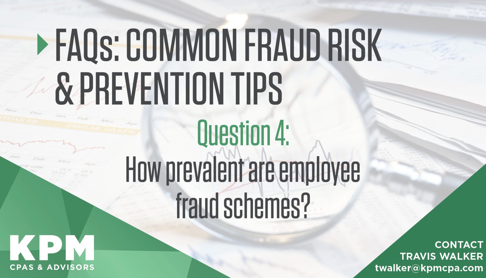 #WednesdayWisdom: How Prevalent Are Employee Fraud Schemes? | KPM
